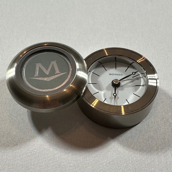 Movado | Accessories | Movado Quartz Desk Clock | Poshmark